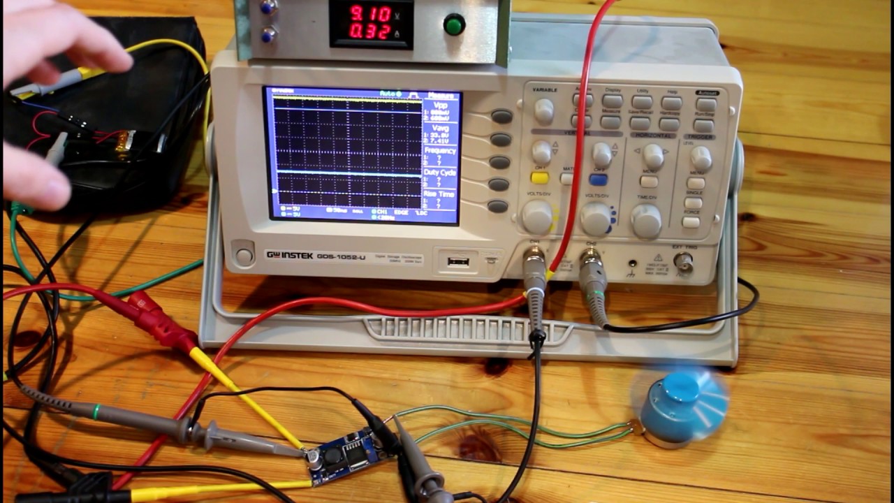 Testing an IC Station LM2577 Step Up Converter Module - YouTube