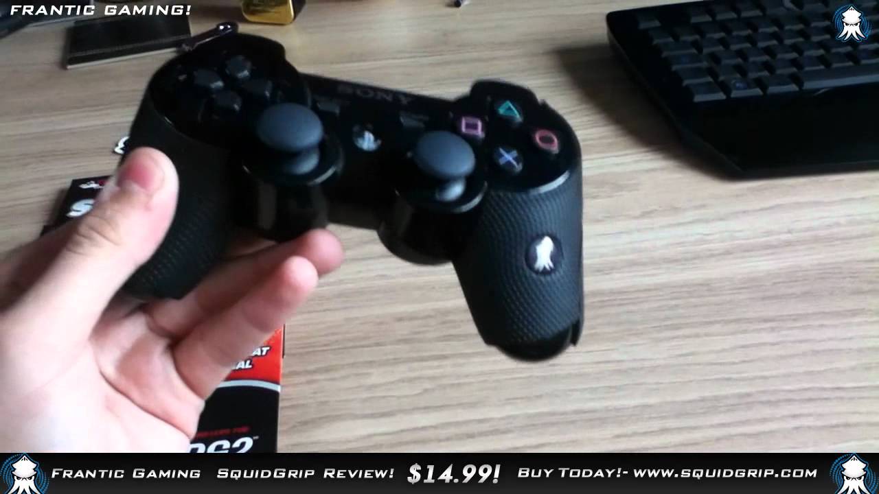 SQUIDGRIP Full Gaming Grip Review! (PS3 CONTROLLER) - YouTube
