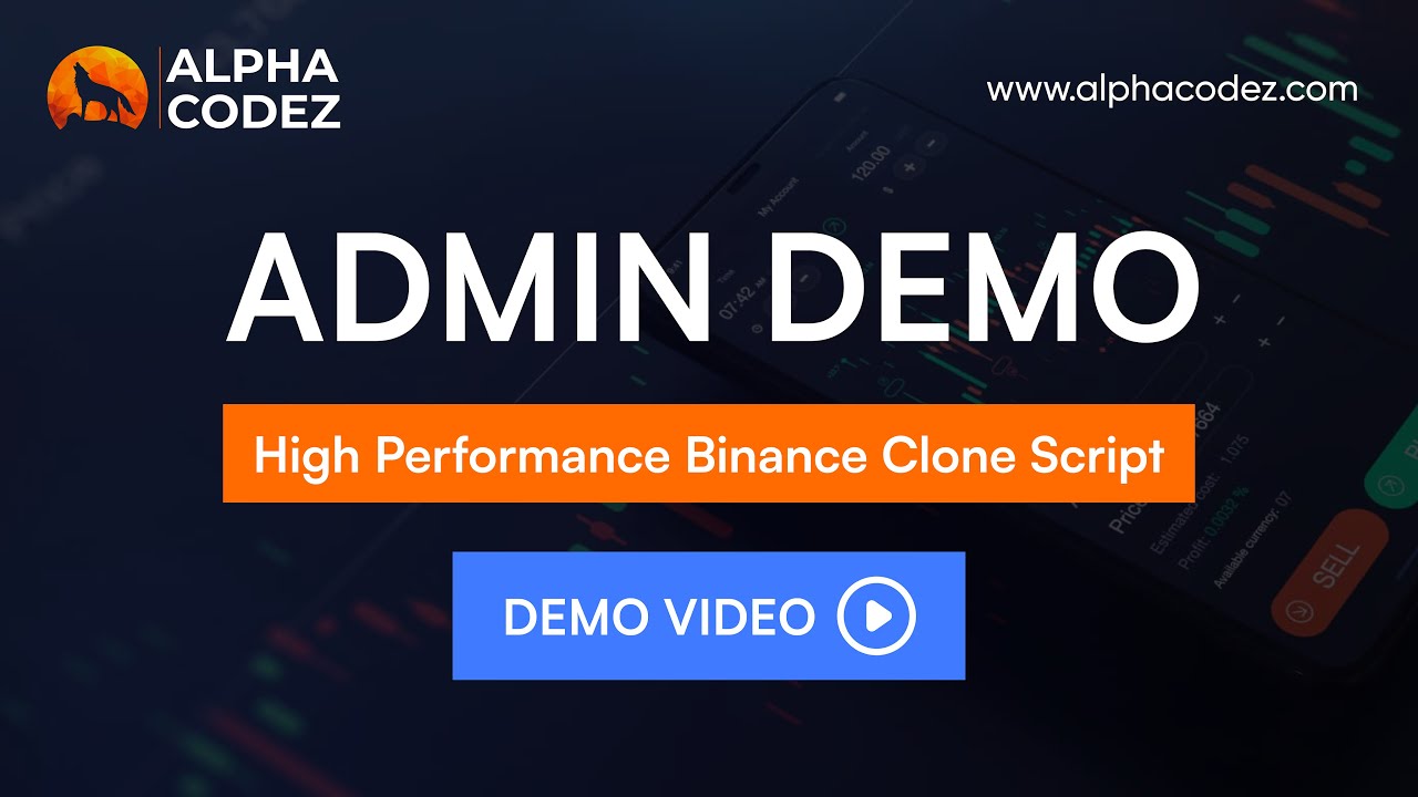 High Performance Binance Clone Script With Admin Demo | Alphacodez - YouTube