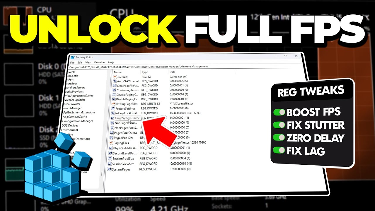 Unlock MAX Windows Performance – Best Registry Tweaks for Gaming! - YouTube