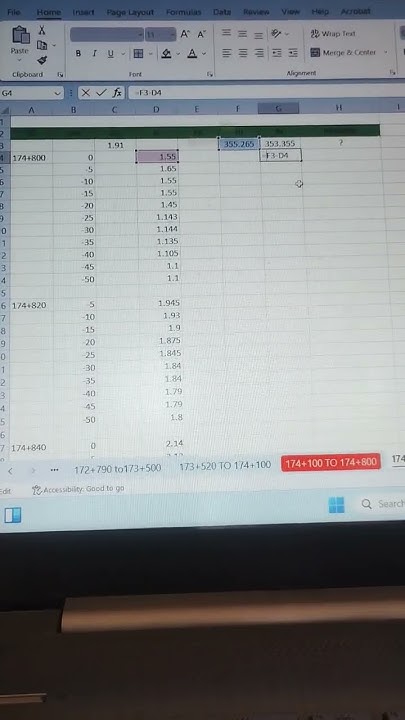 How to calculate reduce level in Excel using HI method , SHORT TRICKS. #civilengineering #survey ...