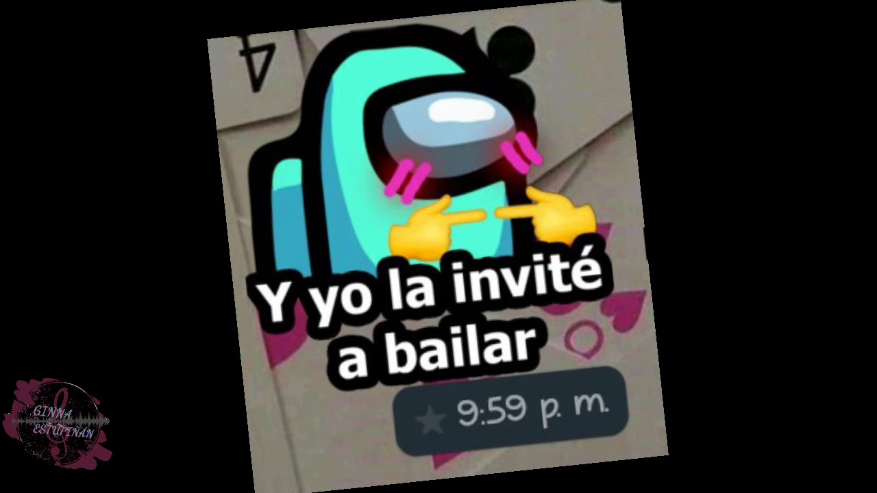 Me miró y la mire... meme among - YouTube