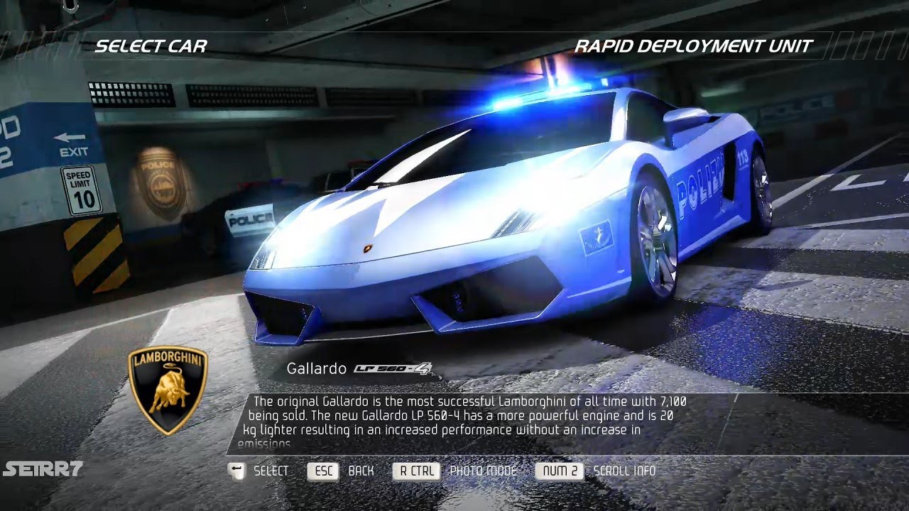Lamborghini Gallardo - Part 2 - NFS HOT PURSUIT - COP CAMPAIGN - YouTube