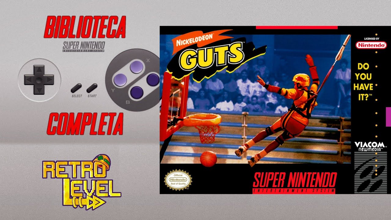 Nickelodeon GUTS - Biblioteca COMPLETA do Super Nintendo #936 - YouTube