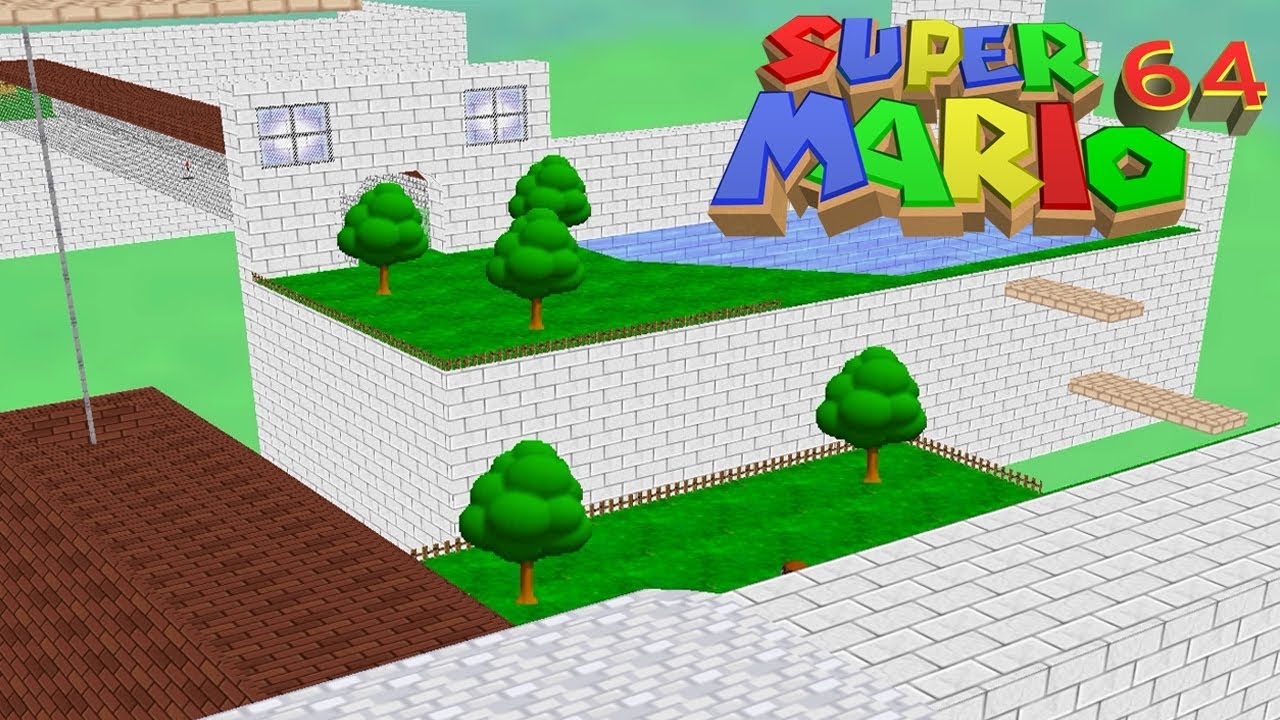 Super Mario 64 Hack: Custom Level (High Plains) Preview - YouTube