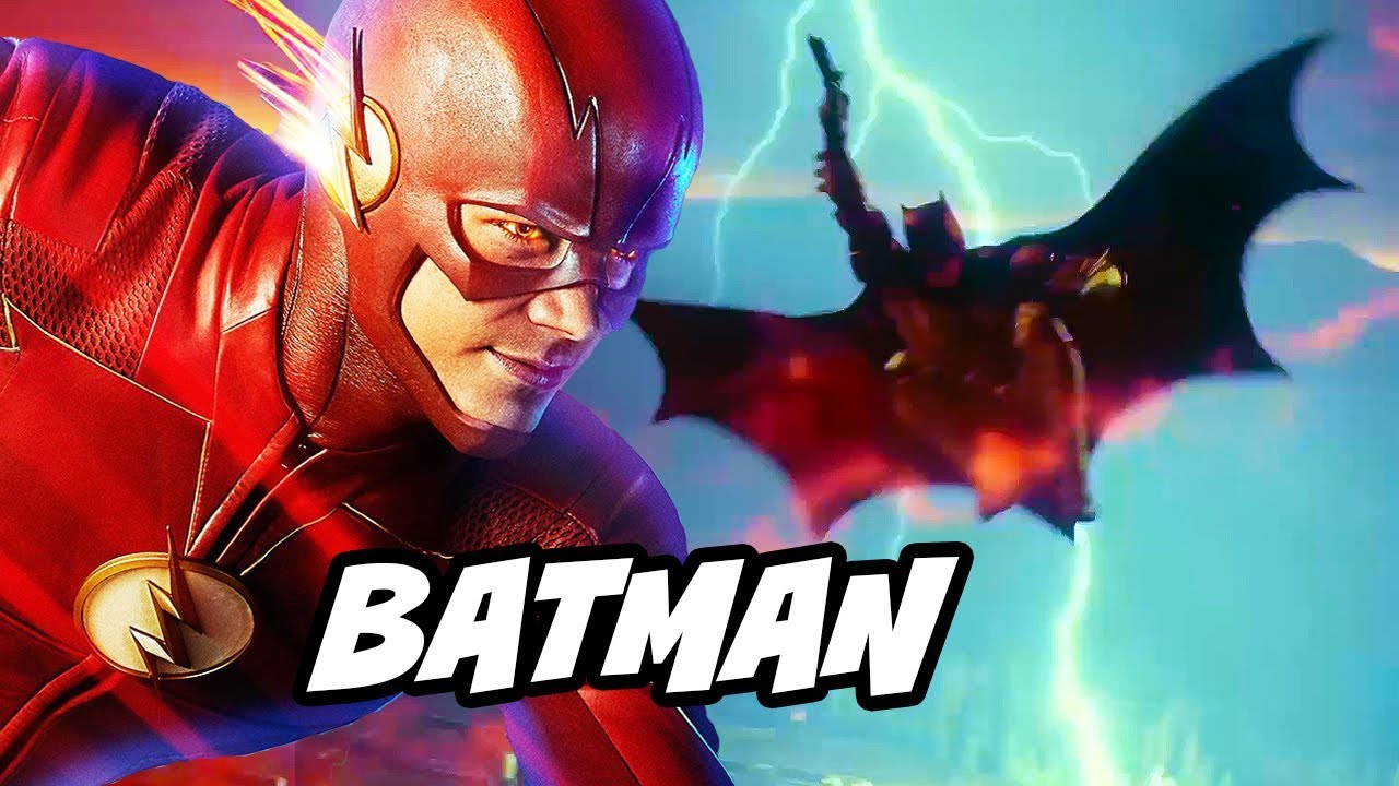 The Flash Every Batman Scene and Justice League DCTV Explained - YouTube