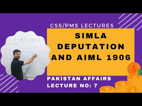 Simla Deputation and All India Muslim League 1906 | AIML and Simla ...
