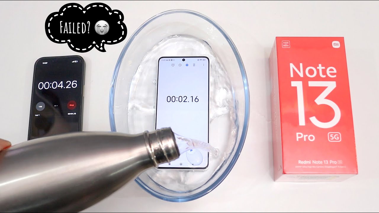 Redmi Note 13 Pro 5G Water Test | Redmi Note 13 Pro Water and ...