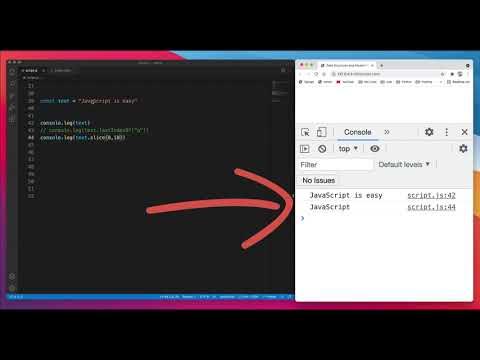 JavaScript slice method and indexOf and lastIndexOf methods - YouTube