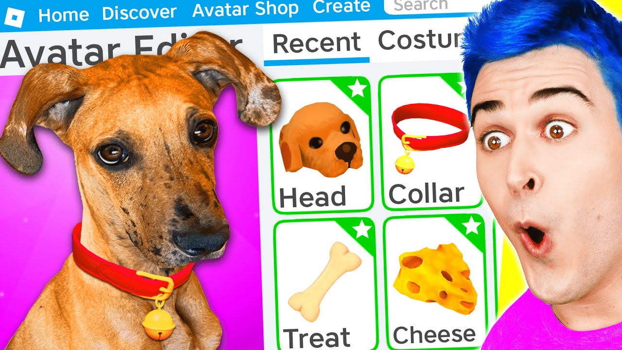 Making My *PUPPY* A ROBLOX ACCOUNT !! Giving My DOG Cool Roblox OUTFITS ...