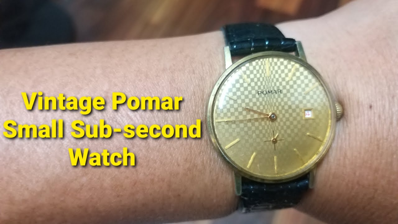 Vintage Pomar Hand Winding Watch - YouTube