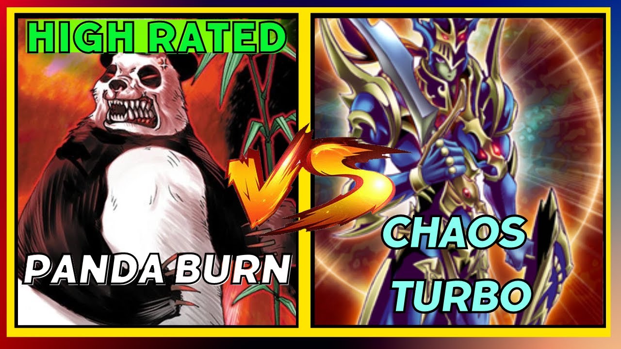 Goat Format Panda burn vs Chaos turbo | High Rated Dueling Book Replay ...