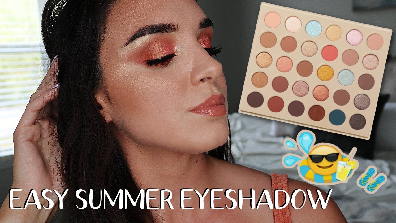 EASY BRONZY EYESHADOW TUTORIAL FOR SPRING & SUMMER 2022 || COLOURPOP YOU'RE GOLDEN PALETTE - YouTube