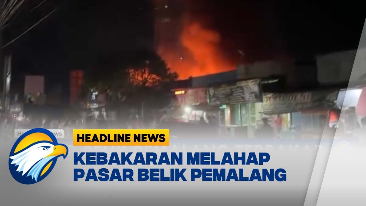 Pasar Belik Pemalang Terbakar - YouTube