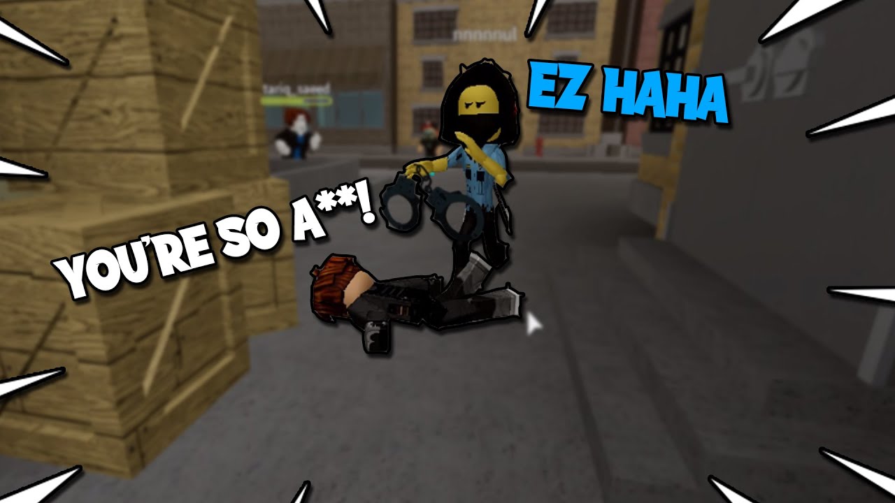 THE MOST ANGRY PLAYER IN ROBLOX DA HOOD... - YouTube