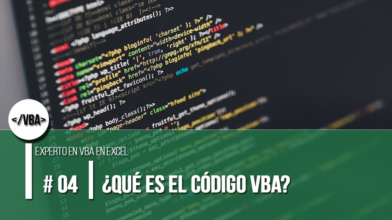 ¿Qué es el código VBA? - YouTube