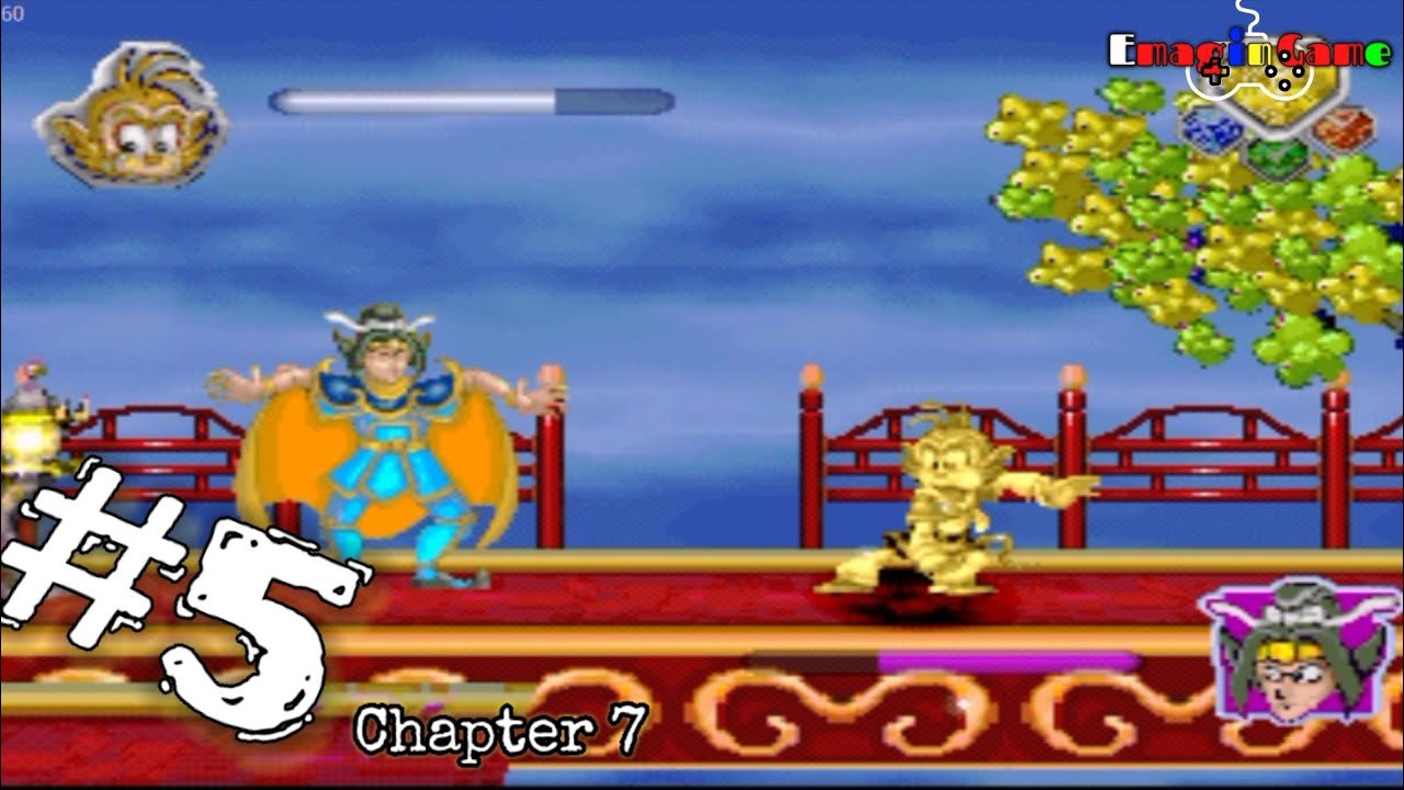 Monkey Magic PS1 gameplay On Android #Part5 - Chapter7 Duel With Re ...