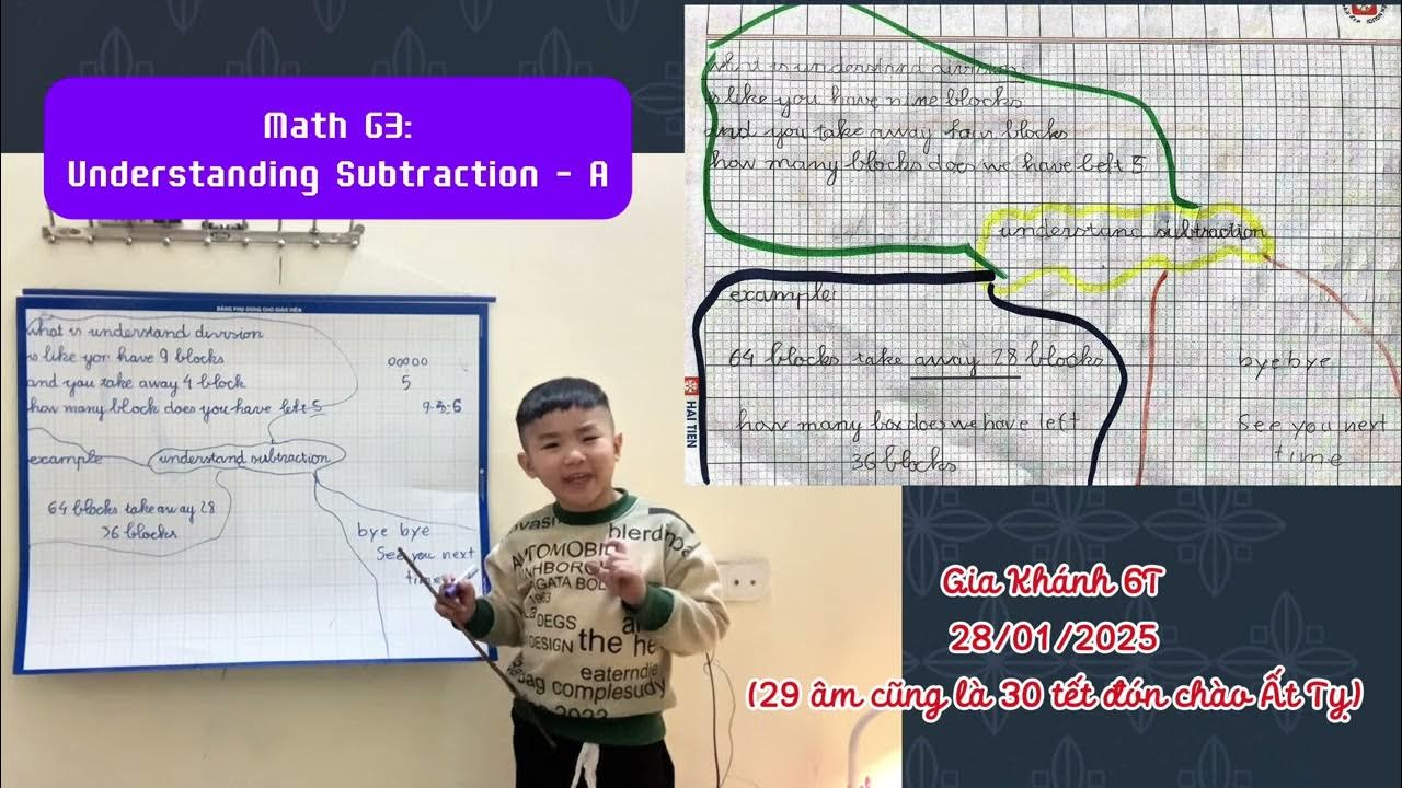 Gia Khánh 6T Math G3: Understanding Subtraction - A ngày 28/01/2025 (29 ...