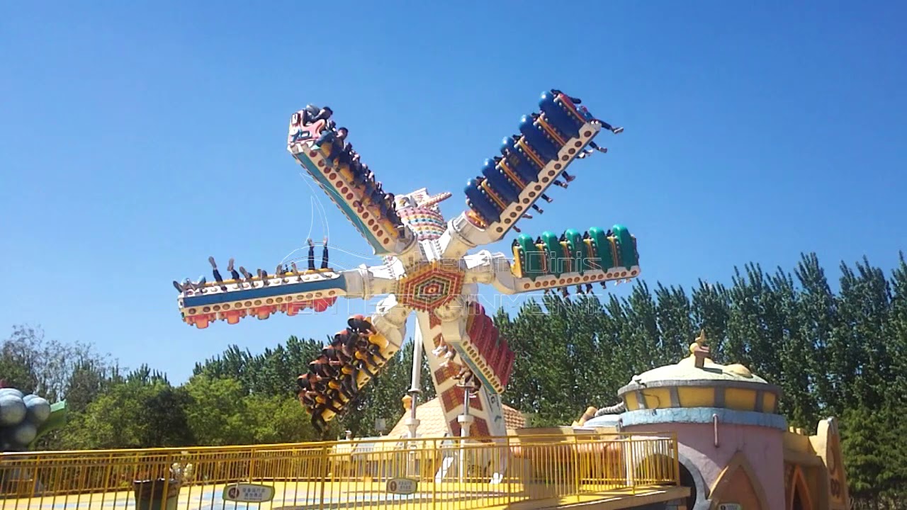 Giant Amusement Equipment Space Roller - YouTube