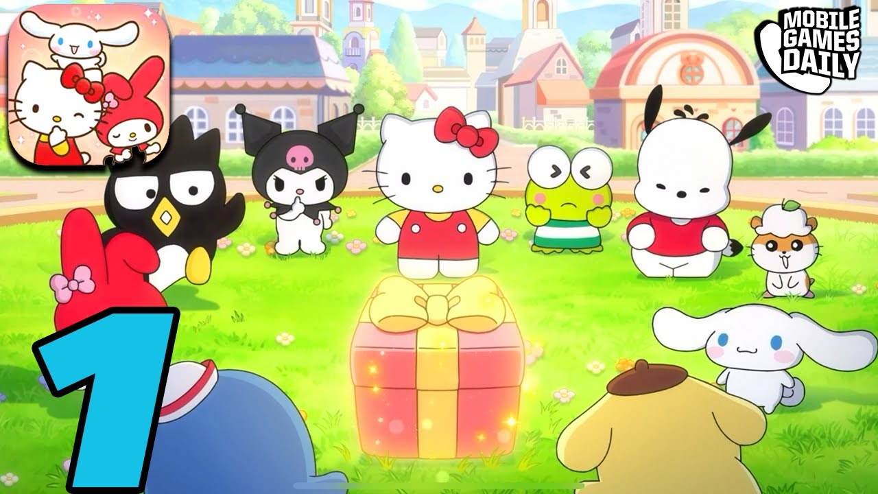 Hello Kitty Friends Match - Gameplay Walkthrough Part 1 - Tutorial [iOS ...