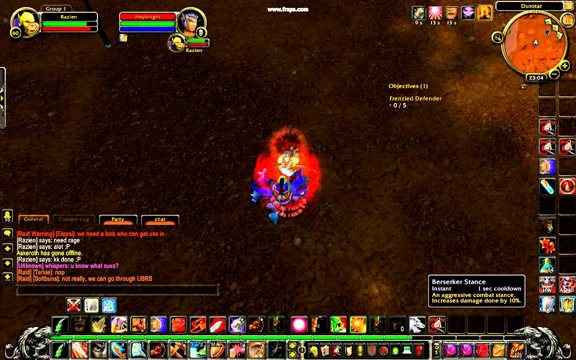 WoW lvl 60 warrior crits 10k shield slam - YouTube