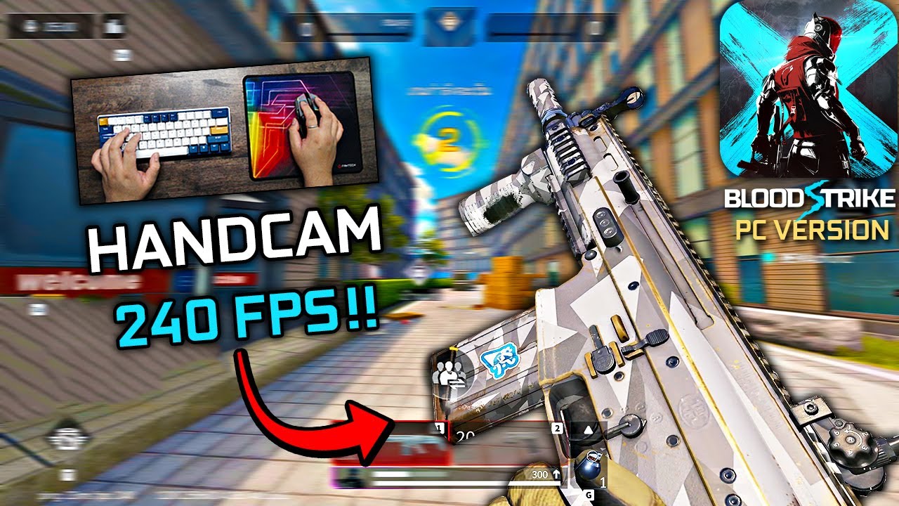 [Handcam] BLOOD STRIKE PC 240 FPS Ultra Graphics | Hot Zone - Science Park (Keyboard Sounds ASMR ...