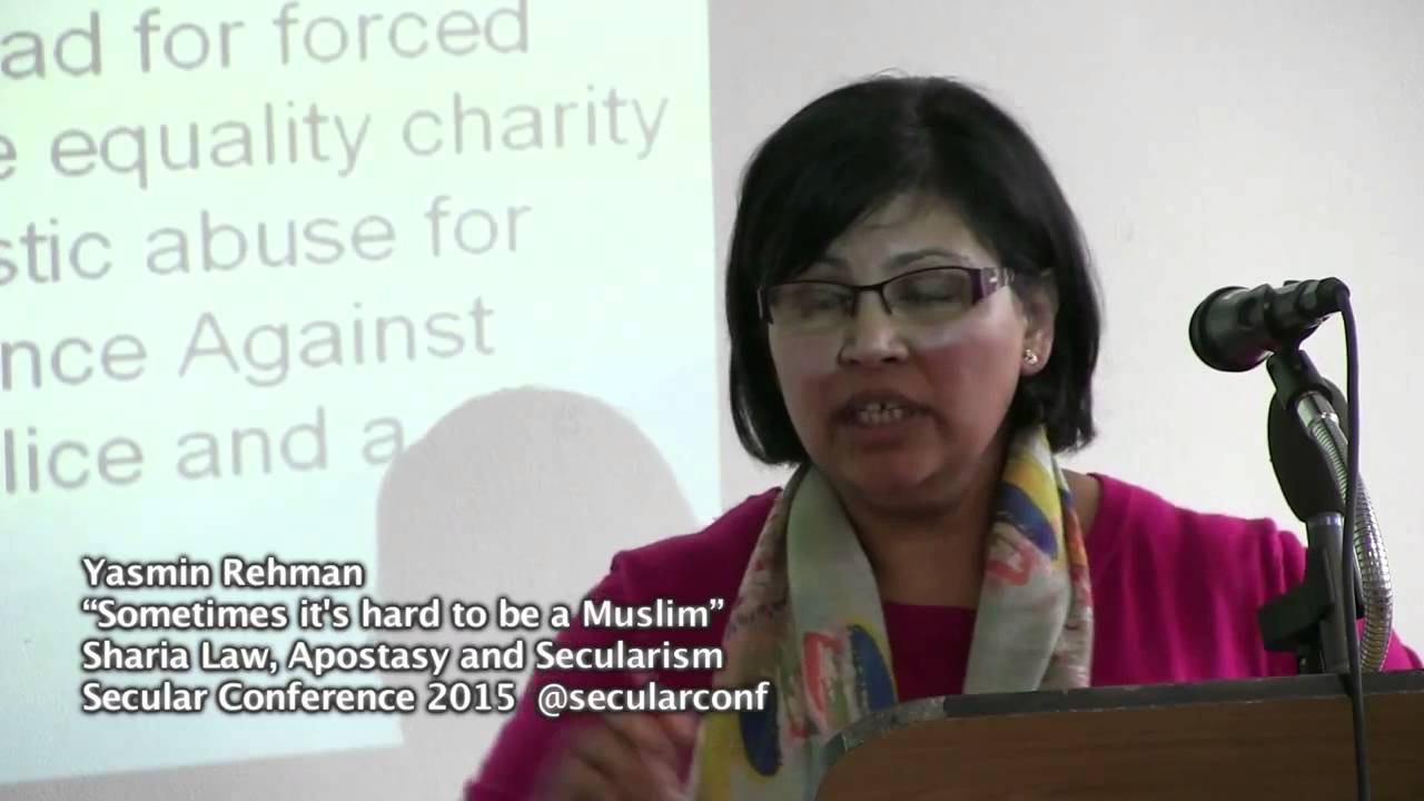 Yasmin Rehman “Sometimes it's hard to be a Muslim” (Secular Conference ...