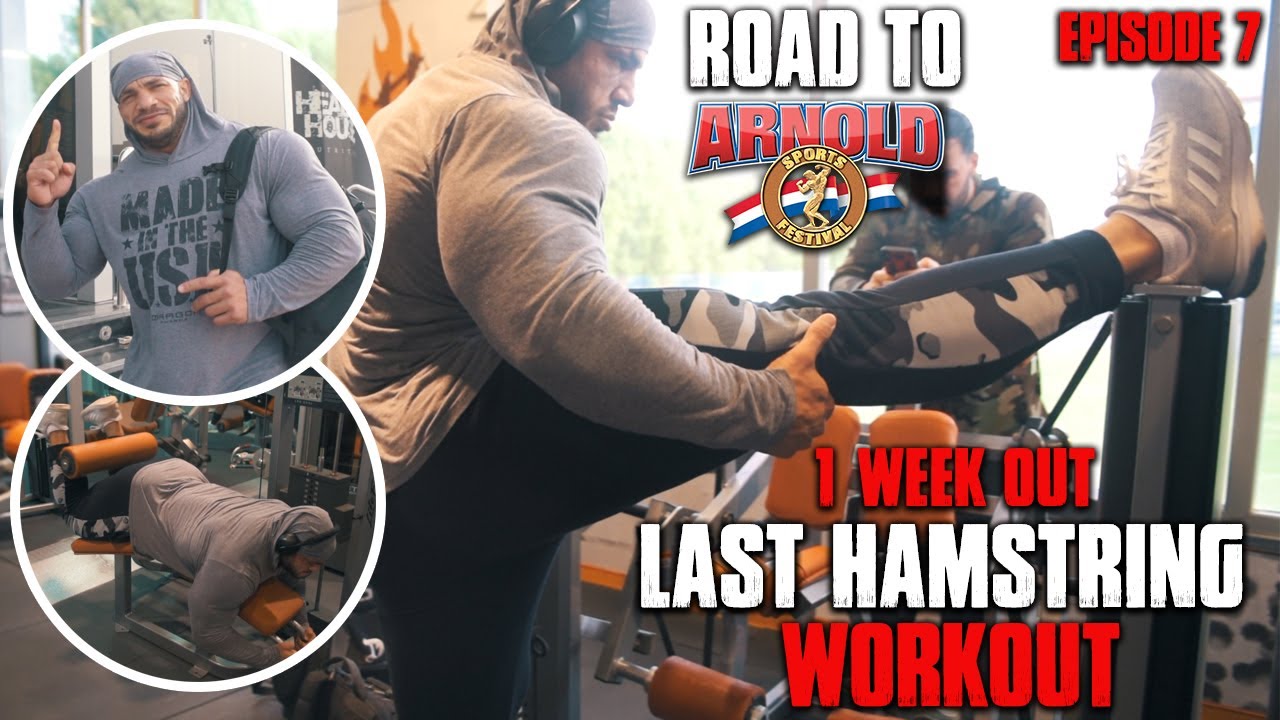 BIG RAMY 1 WEEK OUT | LAST HAMSTRING WORKOUT | ROAD TO ARNOLD 2020 ...