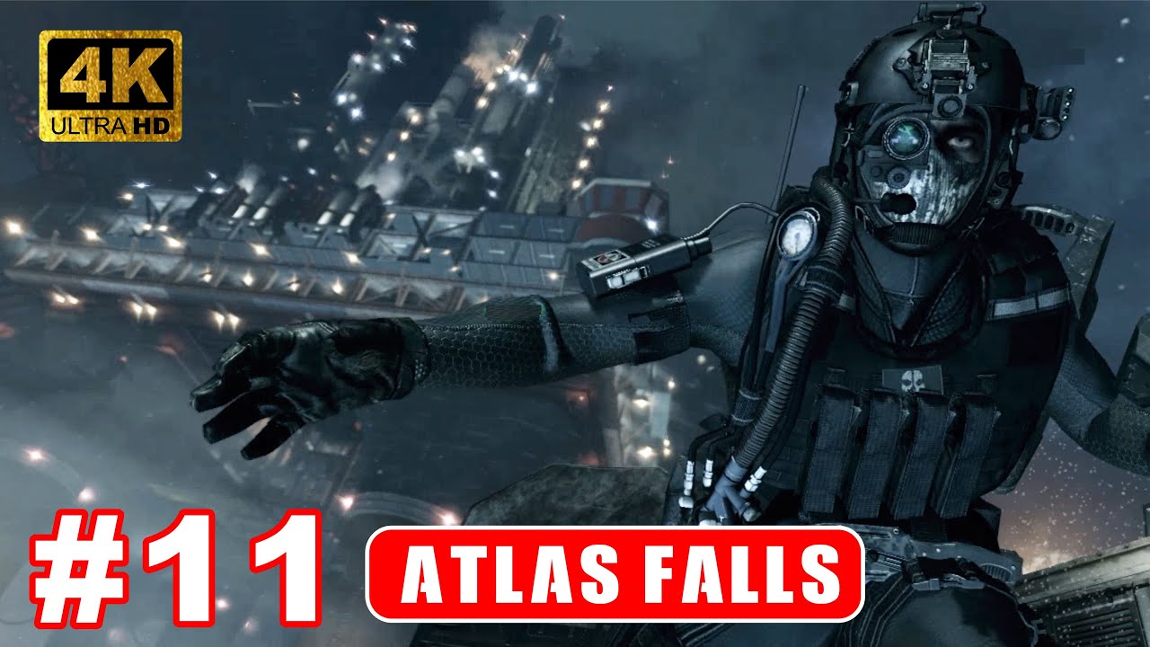 Atlas Falls | Call of Duty Ghosts | Mission 11 [4K 60FPS PC] - YouTube