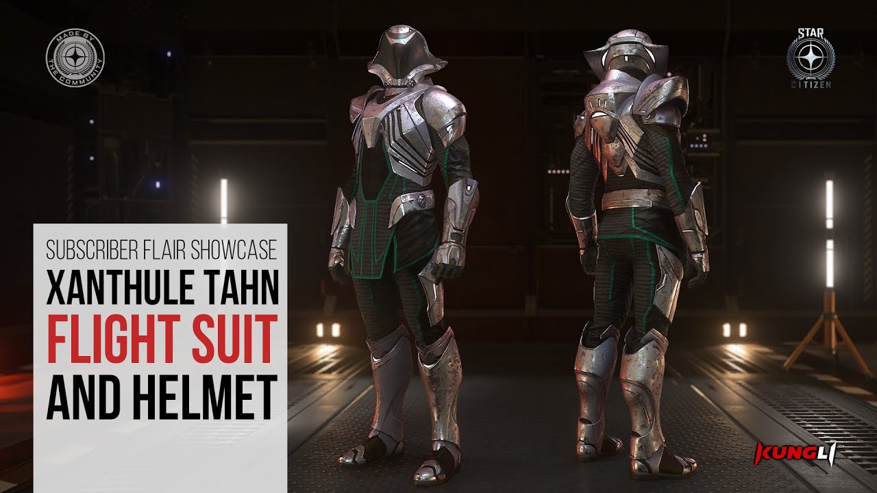 Xanthule Tahn Flight Suit & Helmet - Subscriber Flair Showcase - YouTube