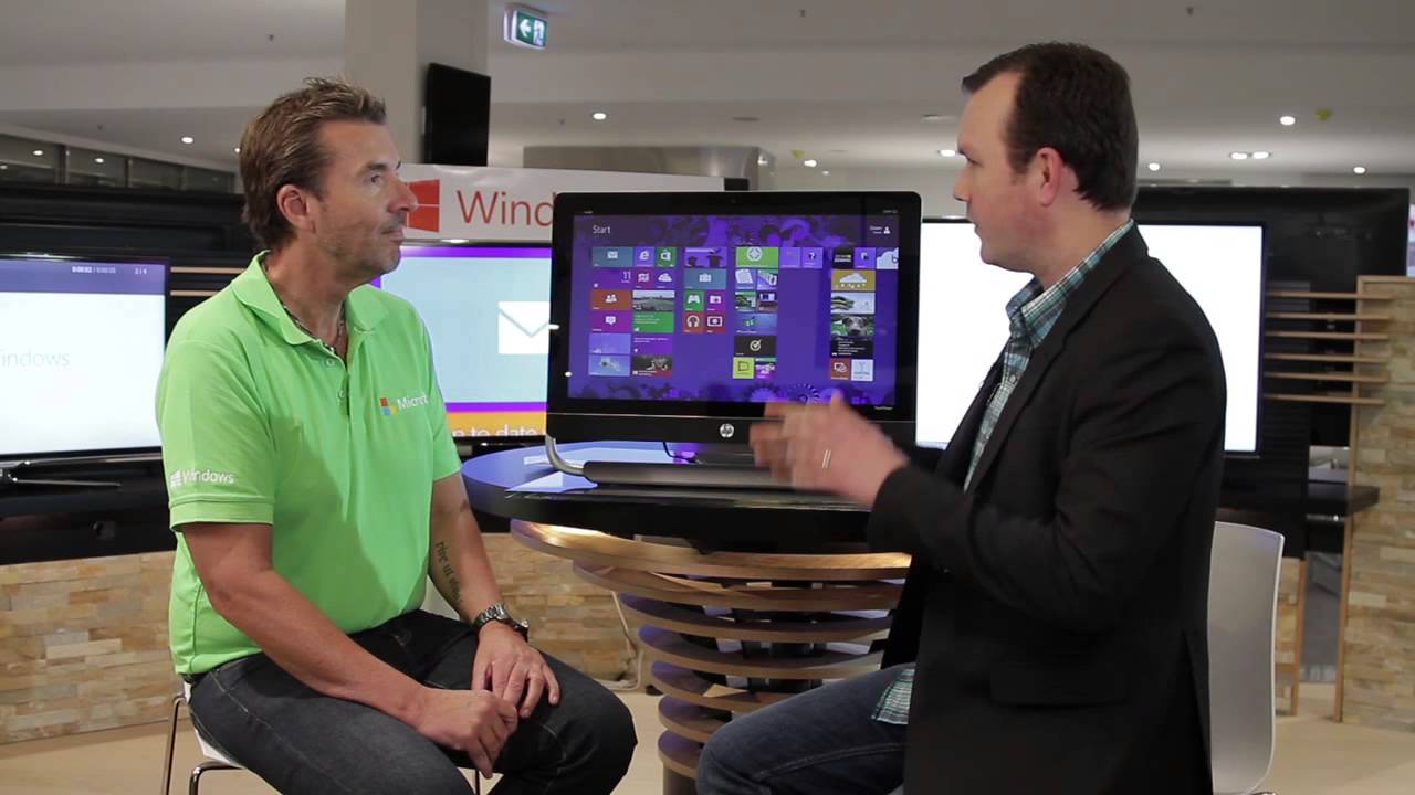 HP Envy 23 TouchSmart All-In-One PC - Windows 8 - Harvey Norman - YouTube