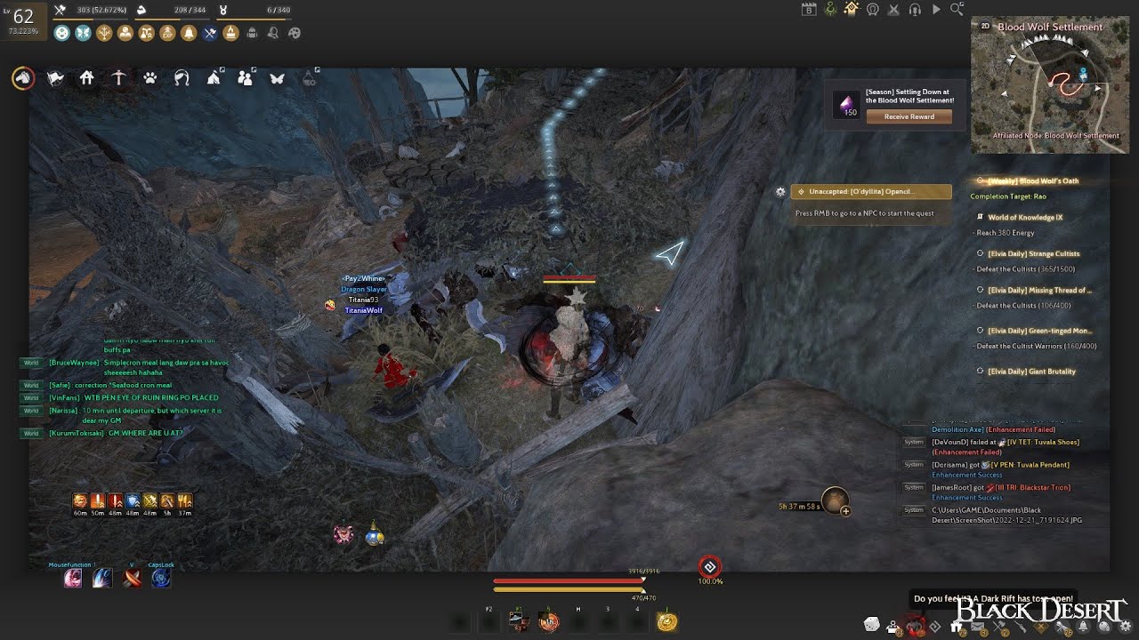[REPORT] - BDO - TAMER - AFK GRIND - HP POT - YouTube