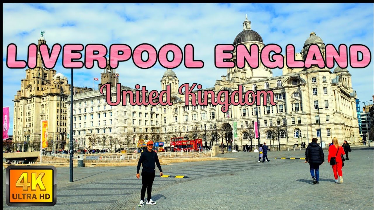 WALKING TOUR⎮4K HDR Tourist Attraction in Liverpool England United ...