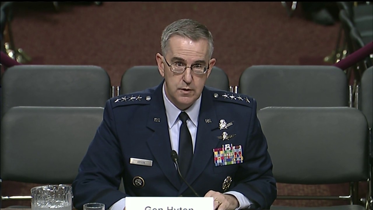 Stratcom Commander Opening Statement on Capitol Hill - YouTube