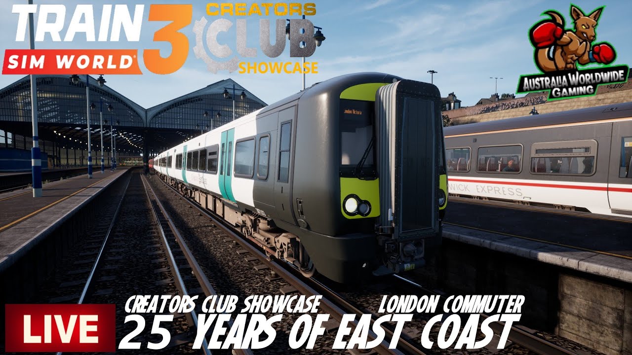 Train Sim World 3 LIVE|25 Years Of East Coast Class 387 Creators Club ...
