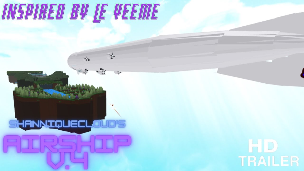 Roblox Build a Boat Shanniquecloud's Airship Version.4 :Inspired by Le ...