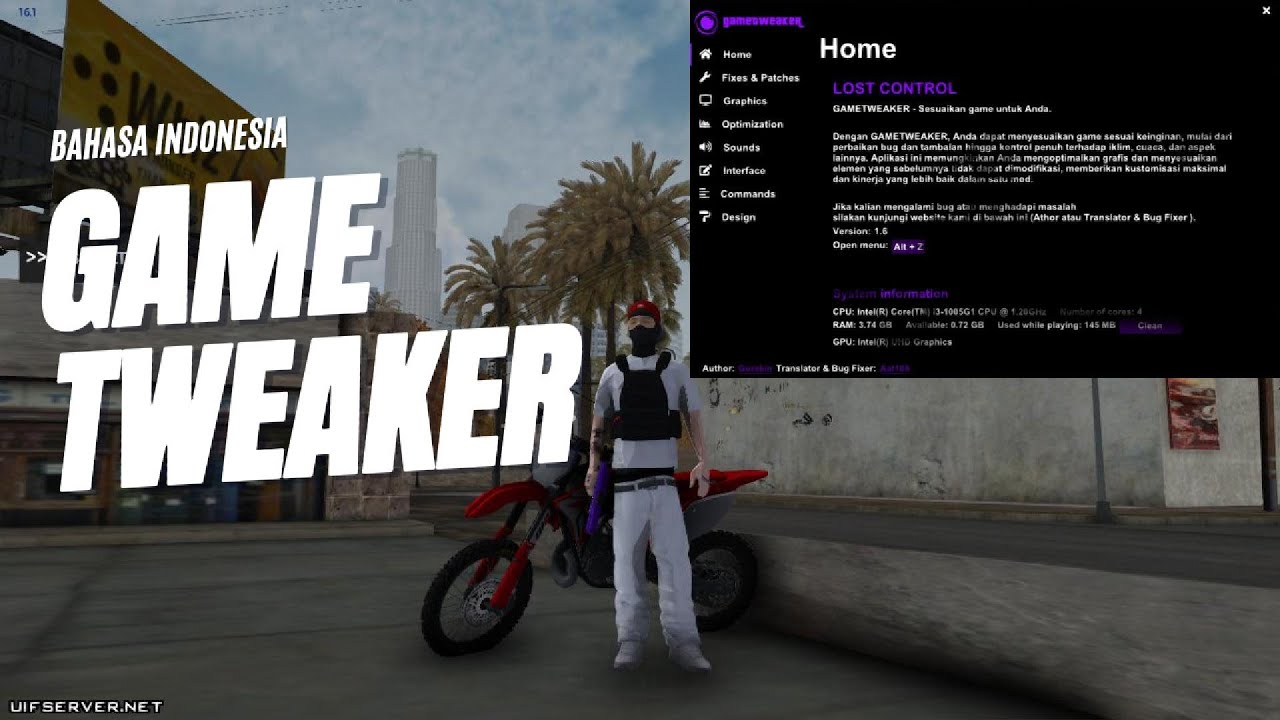 Game Tweaker | samp - YouTube