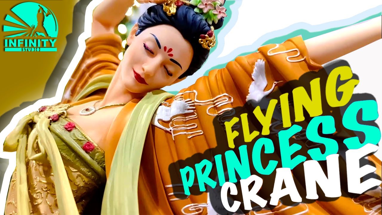 THE FLYING PRINCESS CRANE STATUE UNBOXING & REVIEW - YouTube