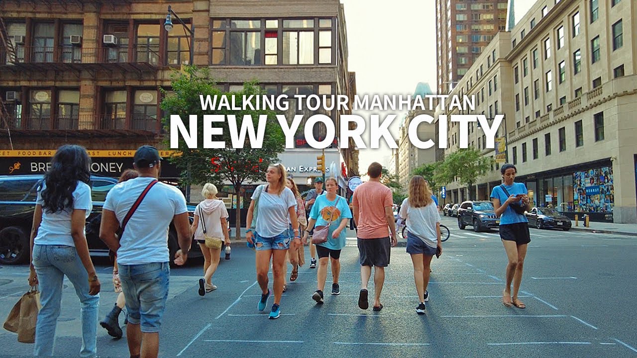 [Full Version] NEW YORK CITY - Manhattan Summer Walk, Lincoln Center ...