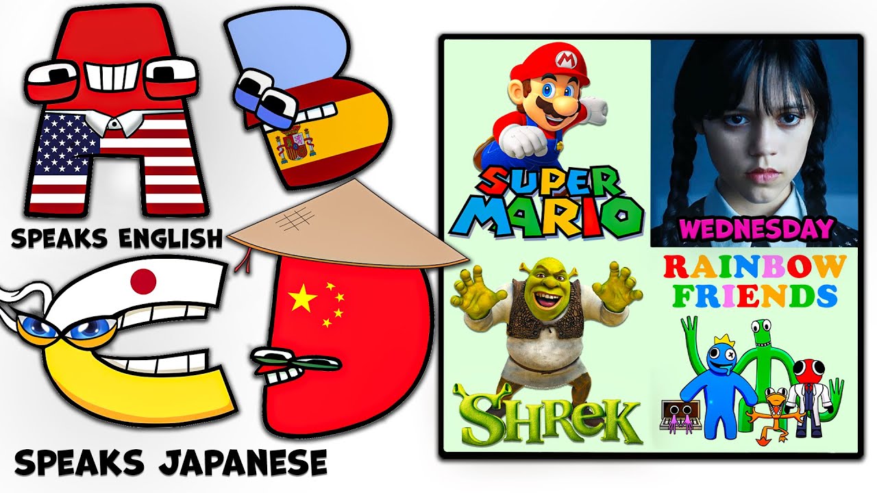 Alphabet Lore, favorite characters in different languages | part 3 ...