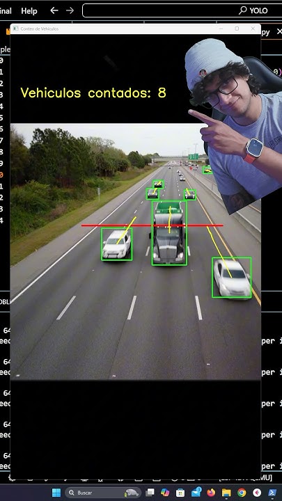 Contador de carros con OpenCV y YOLO. #programacion #python # ...