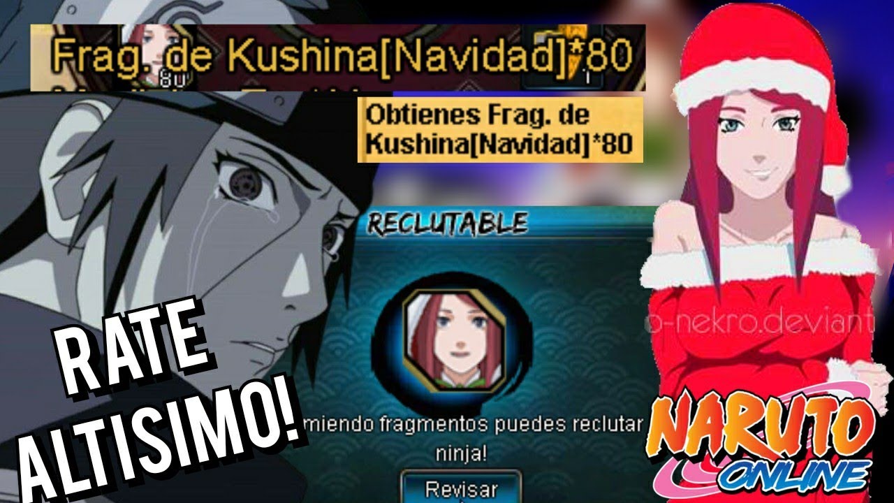EL RATE DE KUSHINA NAVIDAD ESTA INCLUSO MAS ALTO QUE EL DE ITACHI EDO ...