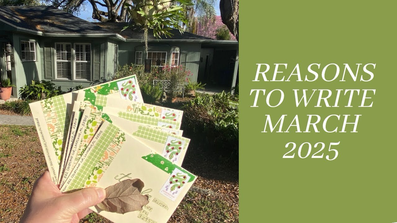 Reasons To Write | March 2025 - YouTube