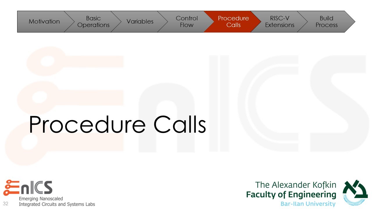SoC 101 - Lecture 3e: Procedure Calls - YouTube
