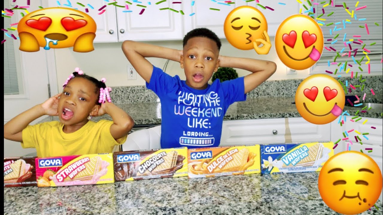 GOYA Wafers Review - Food Challenge #vlogtoberDay27 - YouTube