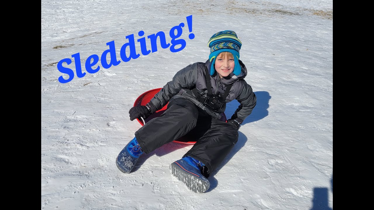 Episode #5 FUN IN THE SNOW. SLEDDING WITH THE GOPRO - YouTube