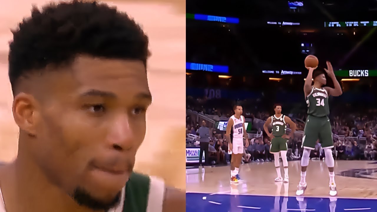 Giannis just got called for a 10-second free throw violation 😬 - YouTube