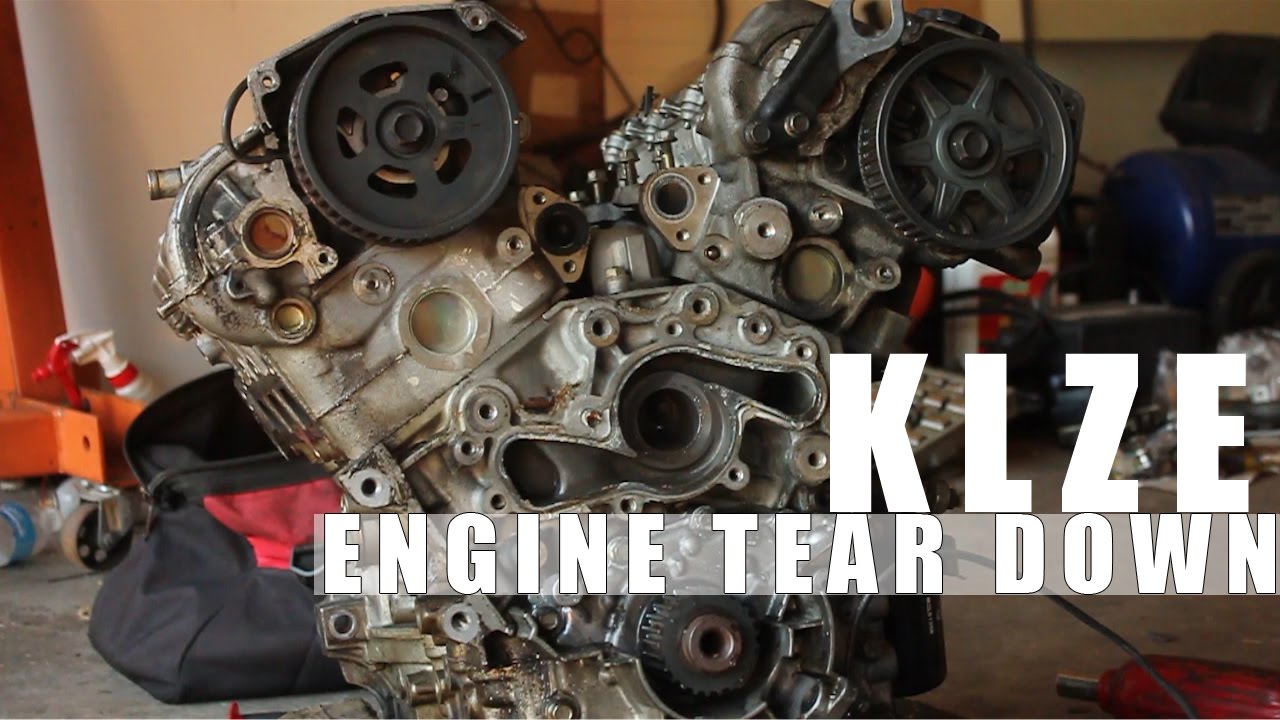 KLZE Engine Teardown Pt.1 | JDM KLZE SWAP EP:4 - YouTube