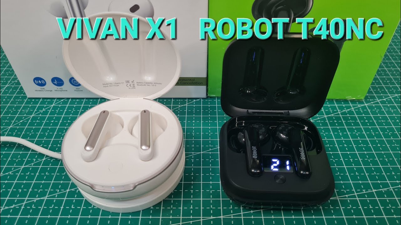 Perbandingan Headset Bluetooth TWS ENC VIVAN Liberty X1 Dan Robot T40NC ...