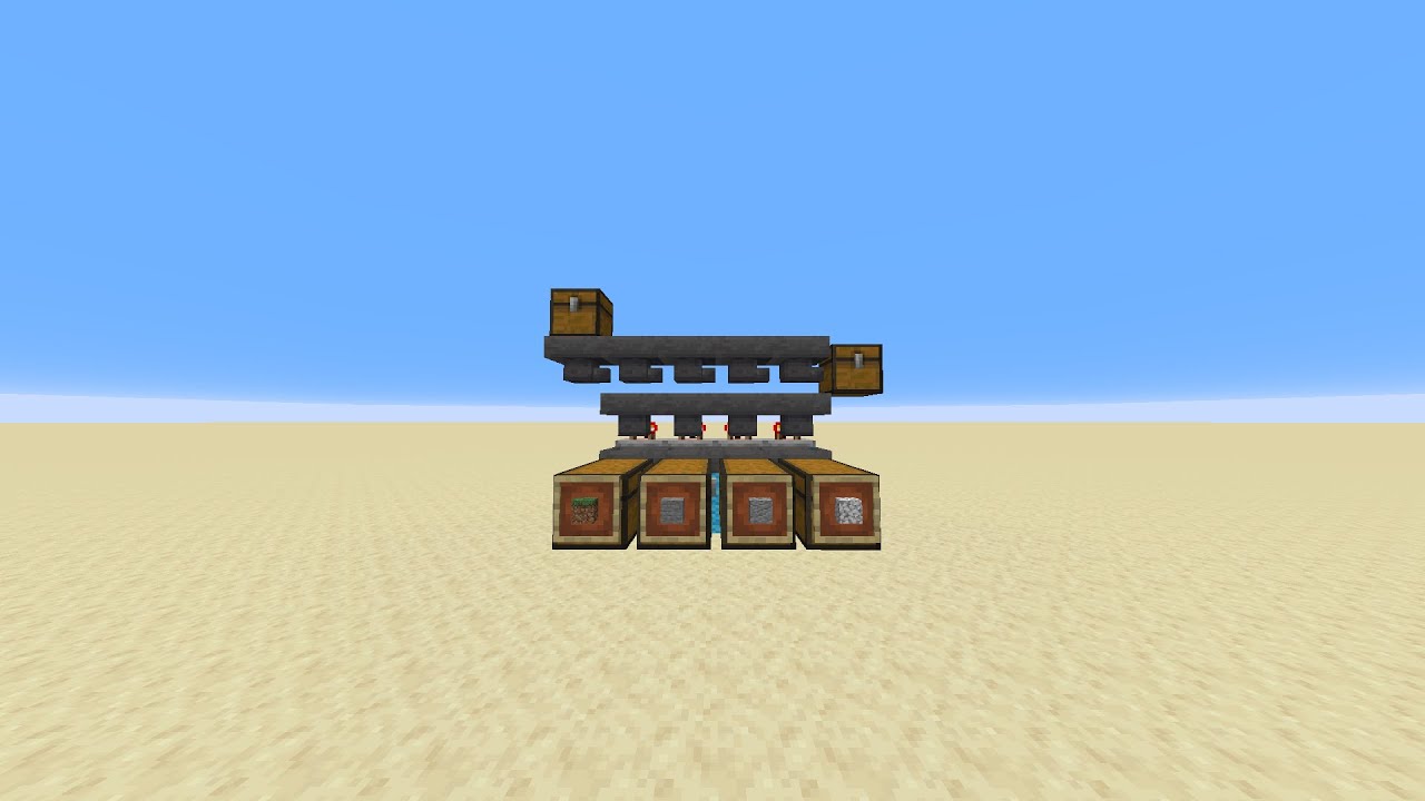 [1.18] | Automatic storage system | Redstone - YouTube